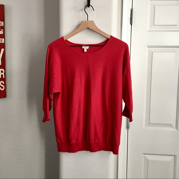 Talbots | Tops | Talbots Long Sleeve Top Luxury Blend Size Large | Poshmark